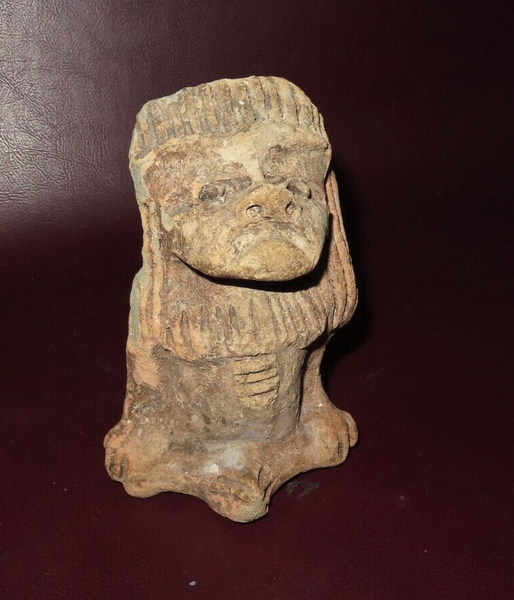 Primitive 5" Hand Carved South American Native Chief Style Idol Sculpt ...